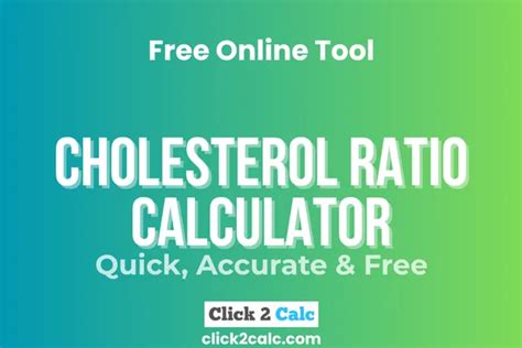 Cholesterol Ratio Calculator