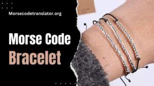 How To Make A DIY Morse Code Bracelet 5 EASY STEPS