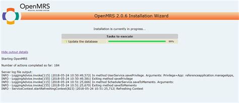 Trouble While Running Openmrs Module Whole Process Stuck On Refreshing