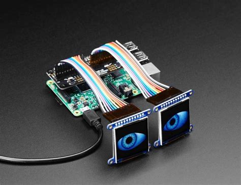 Adafruit Animated Eyes Bonnet For Raspberry Pi Pack