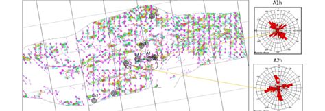 Spatial Distribution Of Crack Strength And Azimuth Of The Curvature