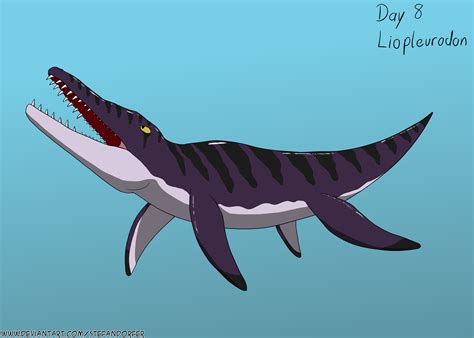 Paleovember 24 8 Liopleurodon By Stefandorfer On Deviantart