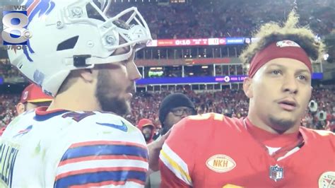 Patrick Mahomes Addresses His Cringeworthy Moment With Josh Allen