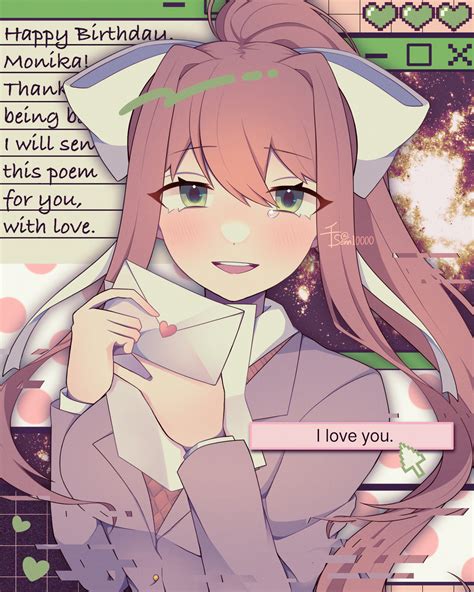 Monika Doki Doki Literature Club Image By Senn