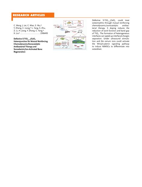 Defective S‐tio2−x Ceo2 Heterojunction For Mutual Reinforcing Chemodynamic Sonocatalytic