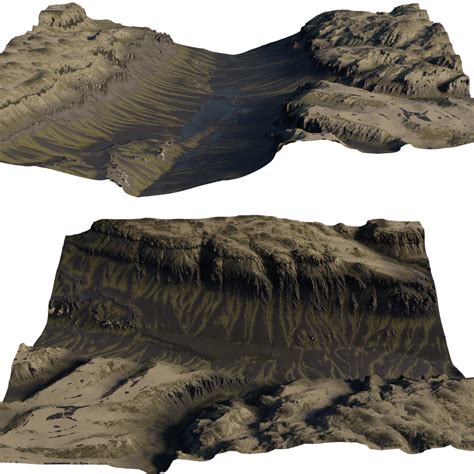 Blenderkit Download The Free River Terrain Model