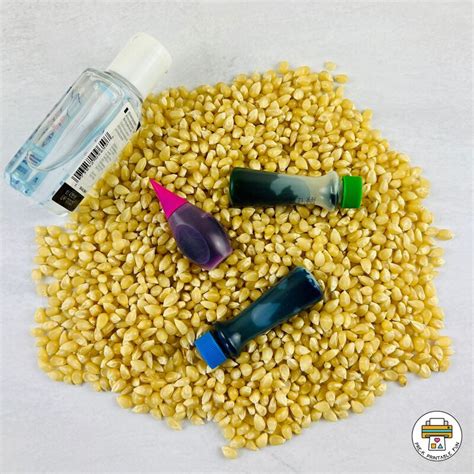 Popcorn Kernel Mosaic For Preschoolers Pre K Printable Fun