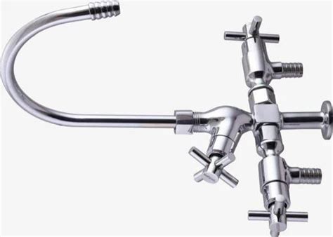 Classic Wall Mounted 3 Way Brass Laboratory Tap For Bathroom Fittings Size 14 Inch At Rs 3200