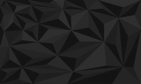 Abstract Black Grey Triangle Texture Polygon Geometric Design Modern Futuristic Background