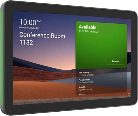 Logitech Tap Scheduler 101 Ips Lcd Touch Display Anti Fingerprint Integrated Accelerometer