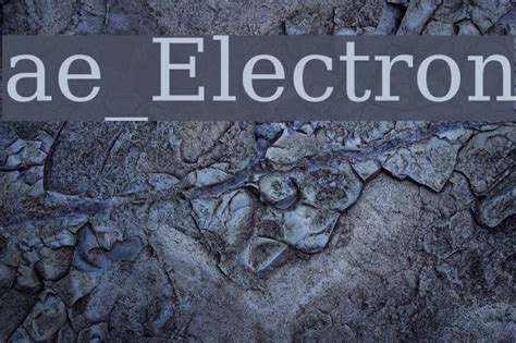 Aeelectron Font