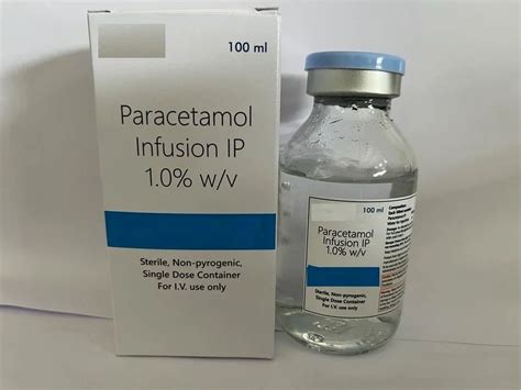 Paracetamol Infusion At ₹ 90 Piece Panchkula Id 2851884265762