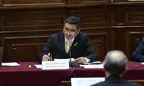 Ministro Willy Huerta Respondió Pliego Interpelatorio En El Congreso