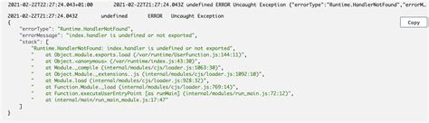 Getting Indexhandler Is Undefined Or Not Exported When Uploading On