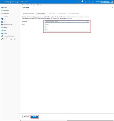 deploying microsoft edge chromium version with microsoft intune