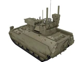 M2a3 Bradley With Era 3d Model 3d Cad Browser