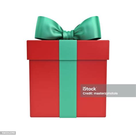 빨간 선물 상자 또는 녹색 리본 및 활 흰색 배경 3d 렌더링에 고립 된 크리스마스 선물 상자 0명에 대한 스톡 사진 및 기타 이미지 Istock