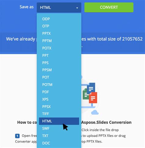 Powerpoint To Html Free Online Converter File Format Apps Blog Asposeapp