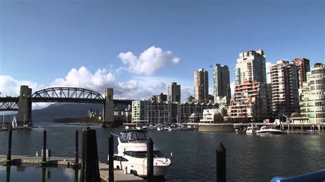 Free Stock Footage Yaletown Vancouver 2 Harbor Dock Skyline City