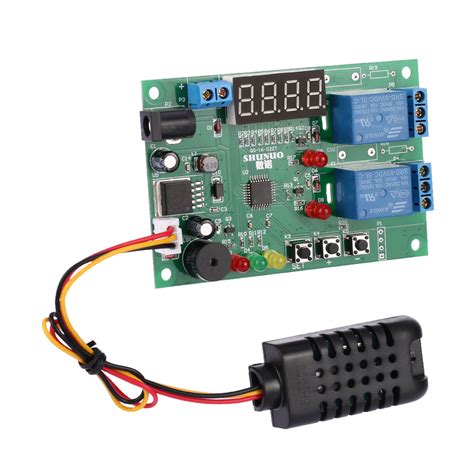 Digital Intelligent Thermal Regulator Temperature Humidity Controller Control Module Relay With