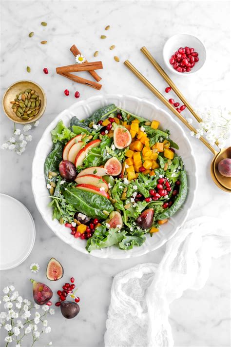 Fall Harvest Salad With Spiced Apple Cider Bourbon Vinaigrette Bakers