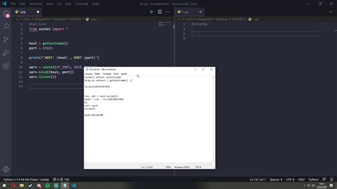 Python Socket Básico TCP IP cliente e servidor YouTube