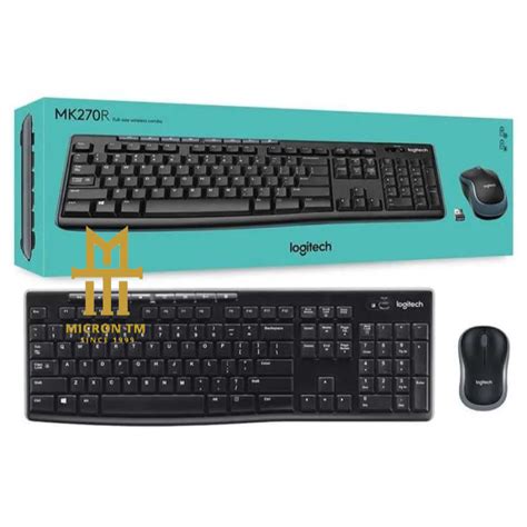 Logitech Mk R Wireless Keyboard Mouse Combo Shopee Malaysia