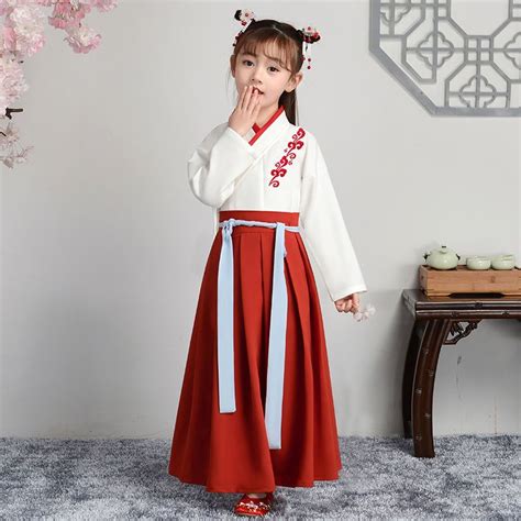 儿童汉服妆怎么画儿童汉服画大山谷图库