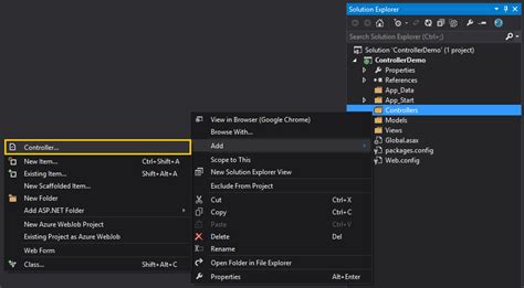Learn Aspnet In Mvc Style Part 2 Controller In Aspnet Mvc 5 Codeproject