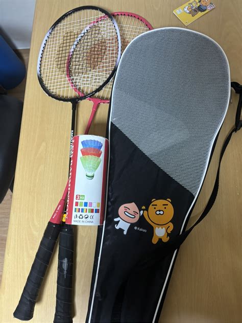카카오 배드민턴 라켓 세트🏸 스포츠 레저 당근 중고거래