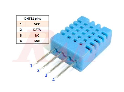 Dht 11 Temperature And Humidity Sensor Asair® Brand Ram Electronics Website