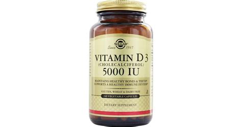 Solgar Vitamin D3 Cholecalciferol 5000 Iu 240 Vegetable Capsules