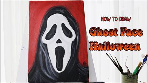 Simple Ghost Face Paint