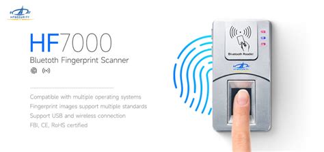 Hf7000 Biometric Bluetooth Fingerprint Scanner Hfsecurity