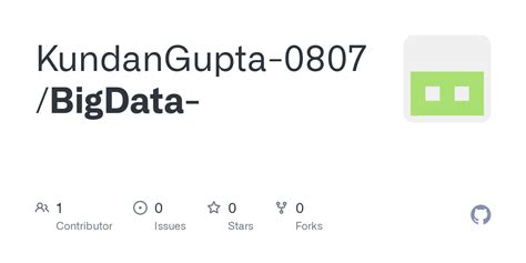 Github Kundangupta Bigdata