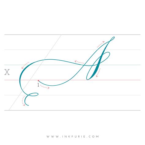 Iris Script Uppercase A Worksheet Inkfurie