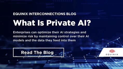프라이빗 Ai란 Interconnections The Equinix Blog