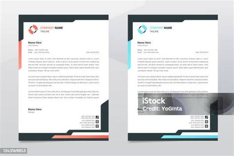 Templat Desain Kop Surat Desain Template Kop Surat Bisnis Modern Yang Elegan Dan Bersih