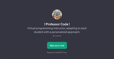 professor code ai tool for coding instructor