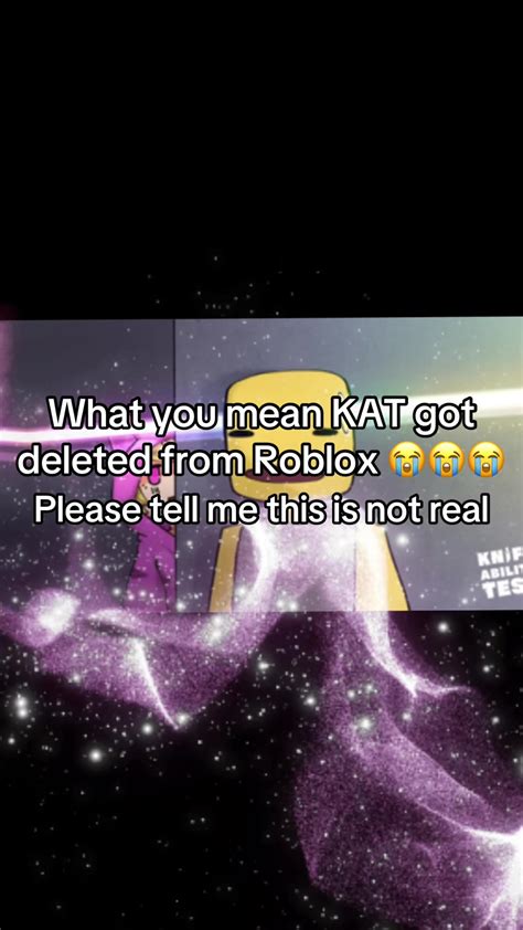 Roblox Kat Deletion What Happened Tiktok