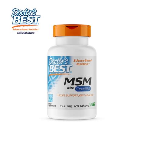 Doctor's Best Best MSM 1500 (1500 mg), 120 tabs. | NTUC FairPrice
