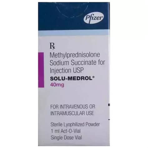 Solu Medrol 40mg Injection Wingsmed Online Pharmacy Exclusively