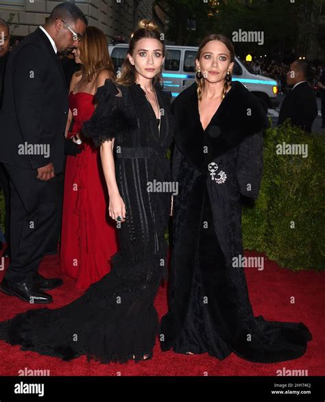 Mary Kate Olsen And Ashley Olsen Attending The Metropolitan Museum Of Art Met Gala In New York