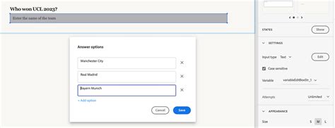 Adding An Input Field To An Adobe Captivate Project
