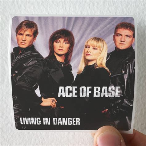Ace Of Base Living In Danger Album Cover Sticker