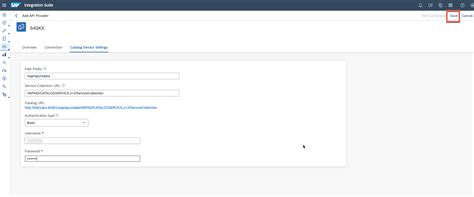 Create Api Provider In Sap Integration Suite For S Sap Community