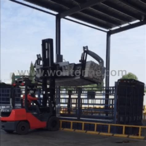 Hinged Pvc Pipe Handler Forklift Attachments