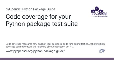 Code Coverage For Your Python Package Test Suite — Python Packaging Guide