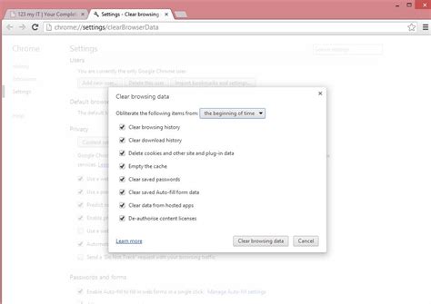 How To Delete Google Chrome History 123 My IT