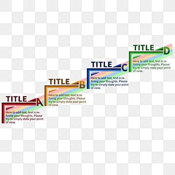 Ppt Color Ladder Title Ppt Color Ladder PNG And Vector With Transparent Background For Free